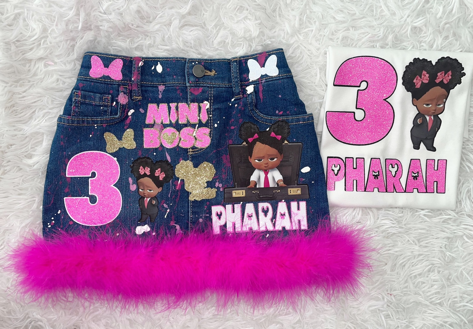 Custom Skirt Set-birthday-any THEME - Etsy