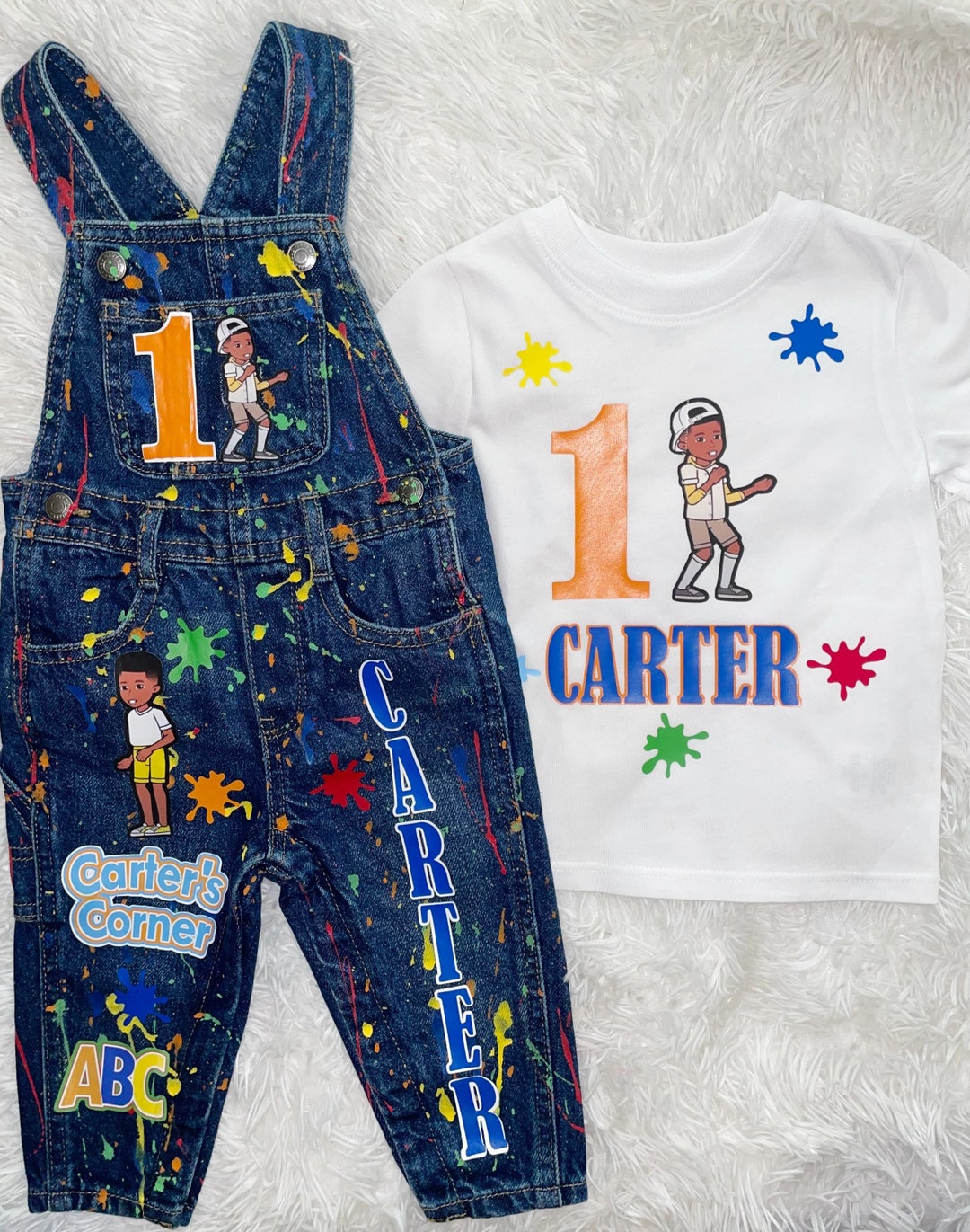 Custom Cartoon Inspired Overalls - Etsy
