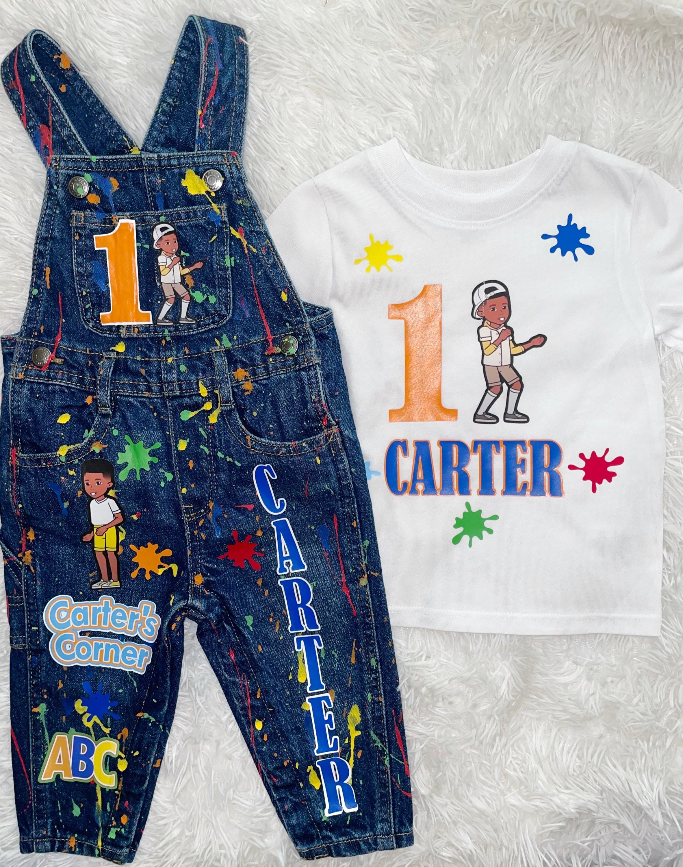 Custom Cartoon Inspired Overalls - Etsy