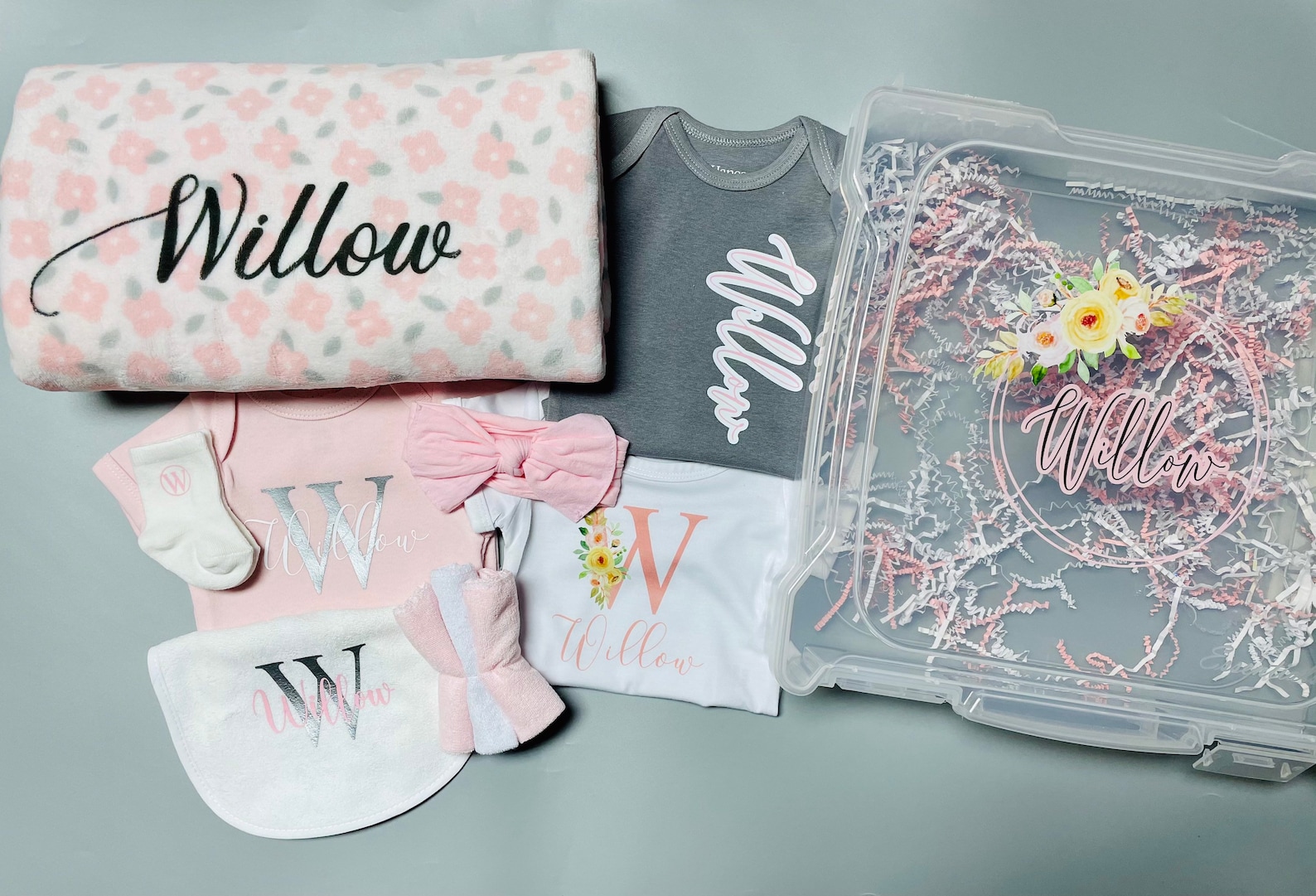 Small Personalized Baby Box-baby Girl-baby Boy - Etsy