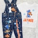 Bear Overall Set-birthday-any Theme-boy or Girl - Etsy