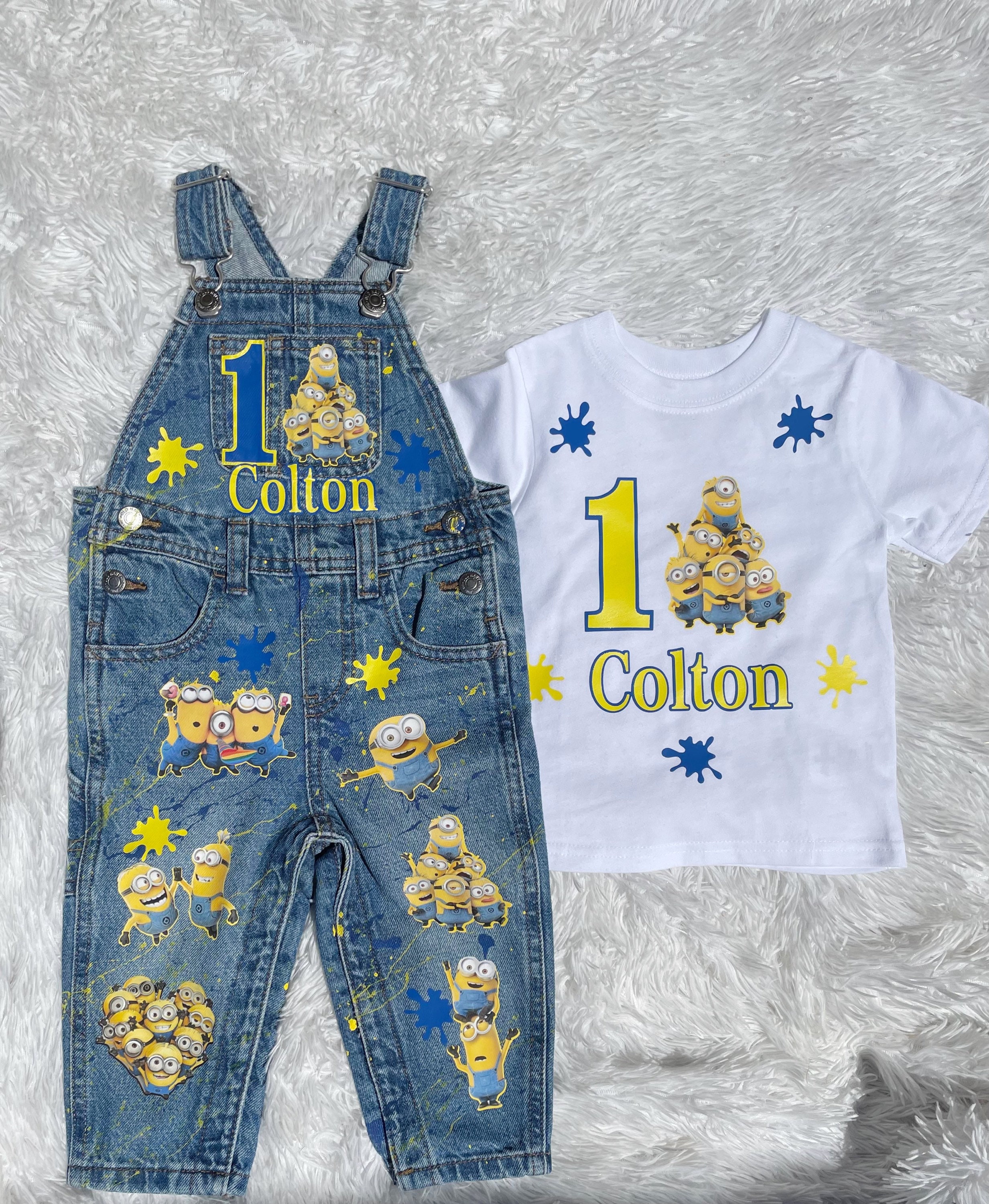 Cartoon Theme-custom Overalls-boy or Girl - Etsy
