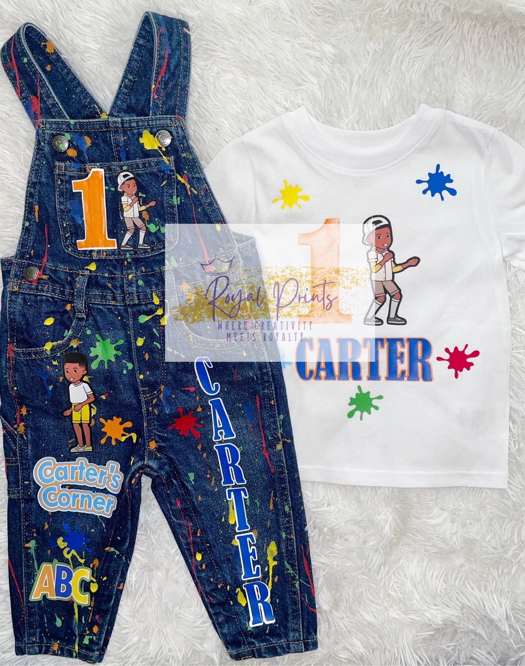 Custom Cartoon Inspired Overalls - Etsy