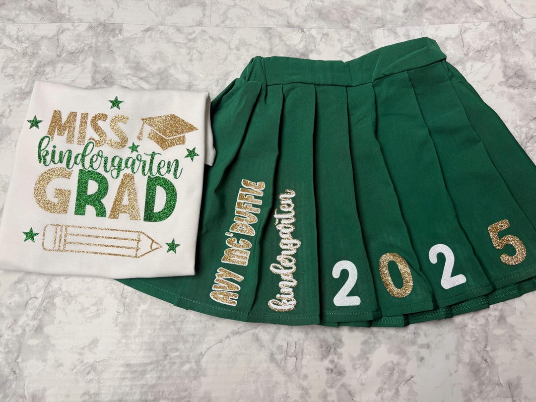 Toddler Graduation Skirt Set- Any Color - Etsy