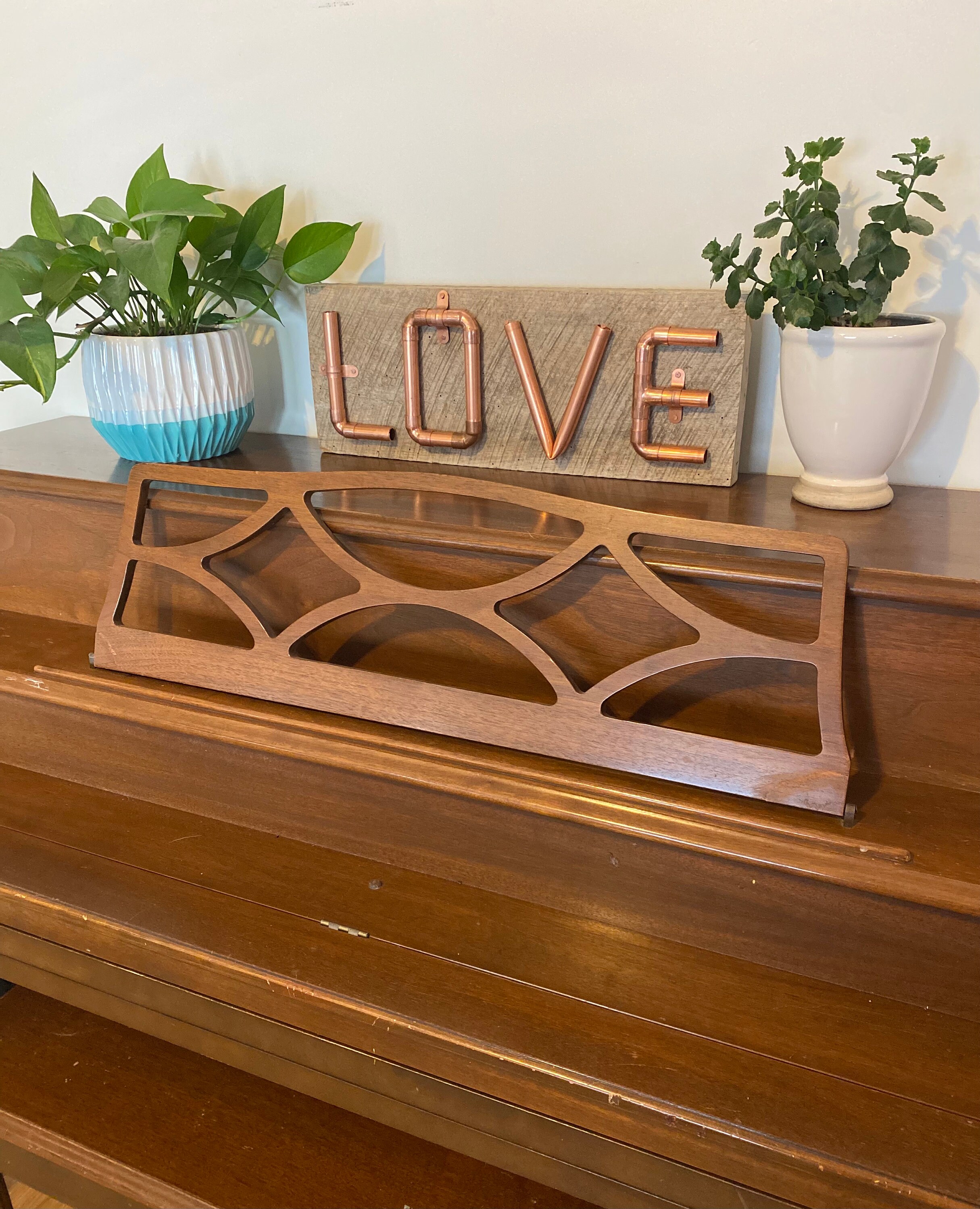 Copper Pipe Sign Love Sign Barn Board Barn Wood Wall Decor Seventh ...