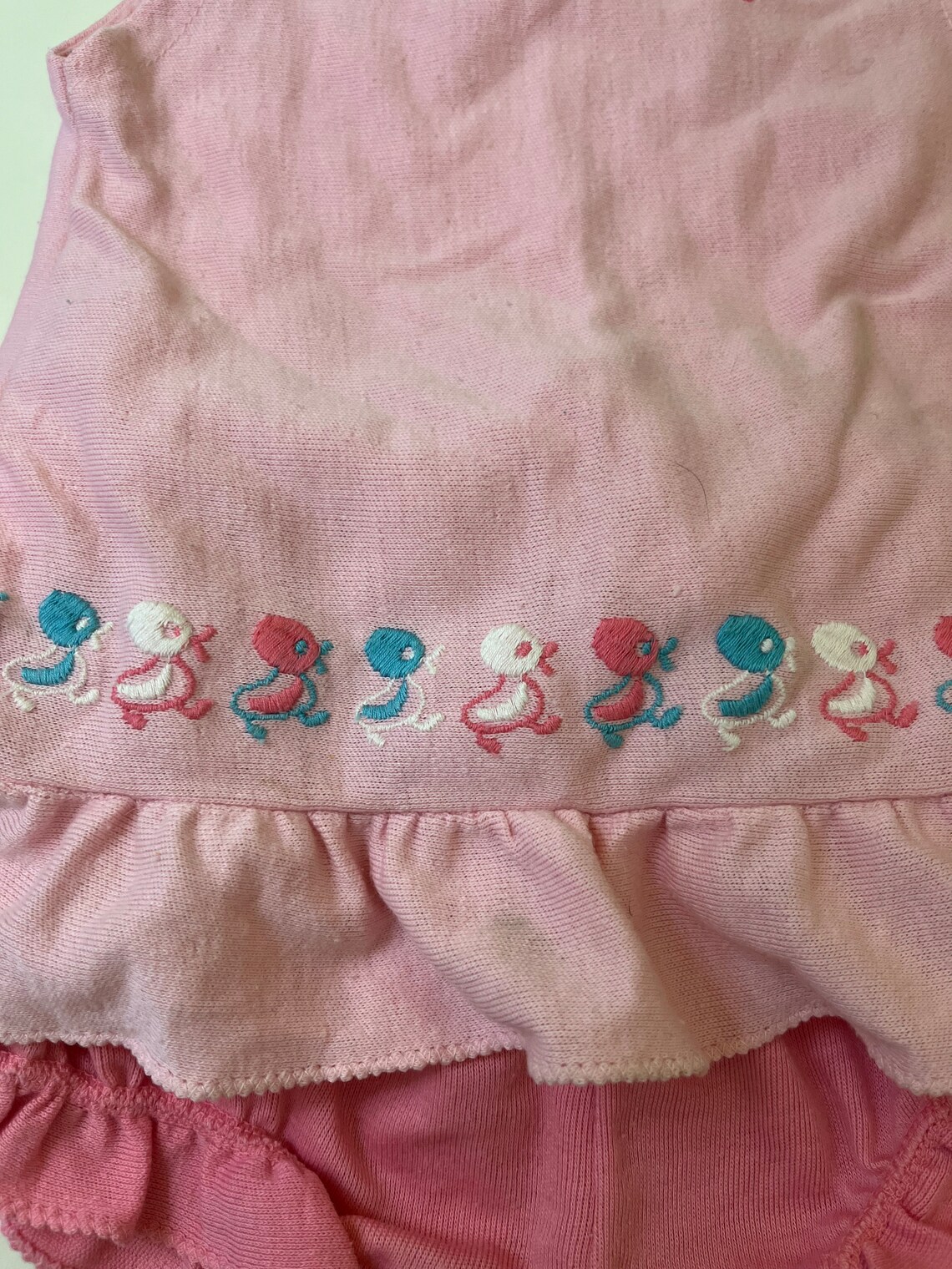 Pink Ducky Outfit With Bloomers - Etsy