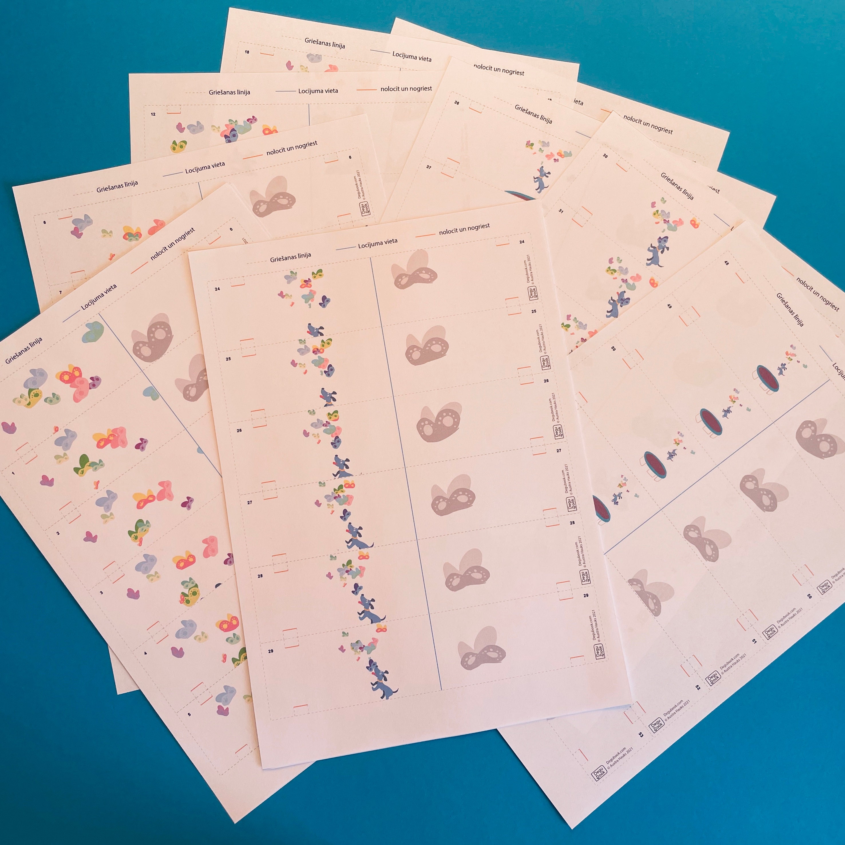 Printable Flipbook “butterflies in My Stomach ‘’ - Etsy