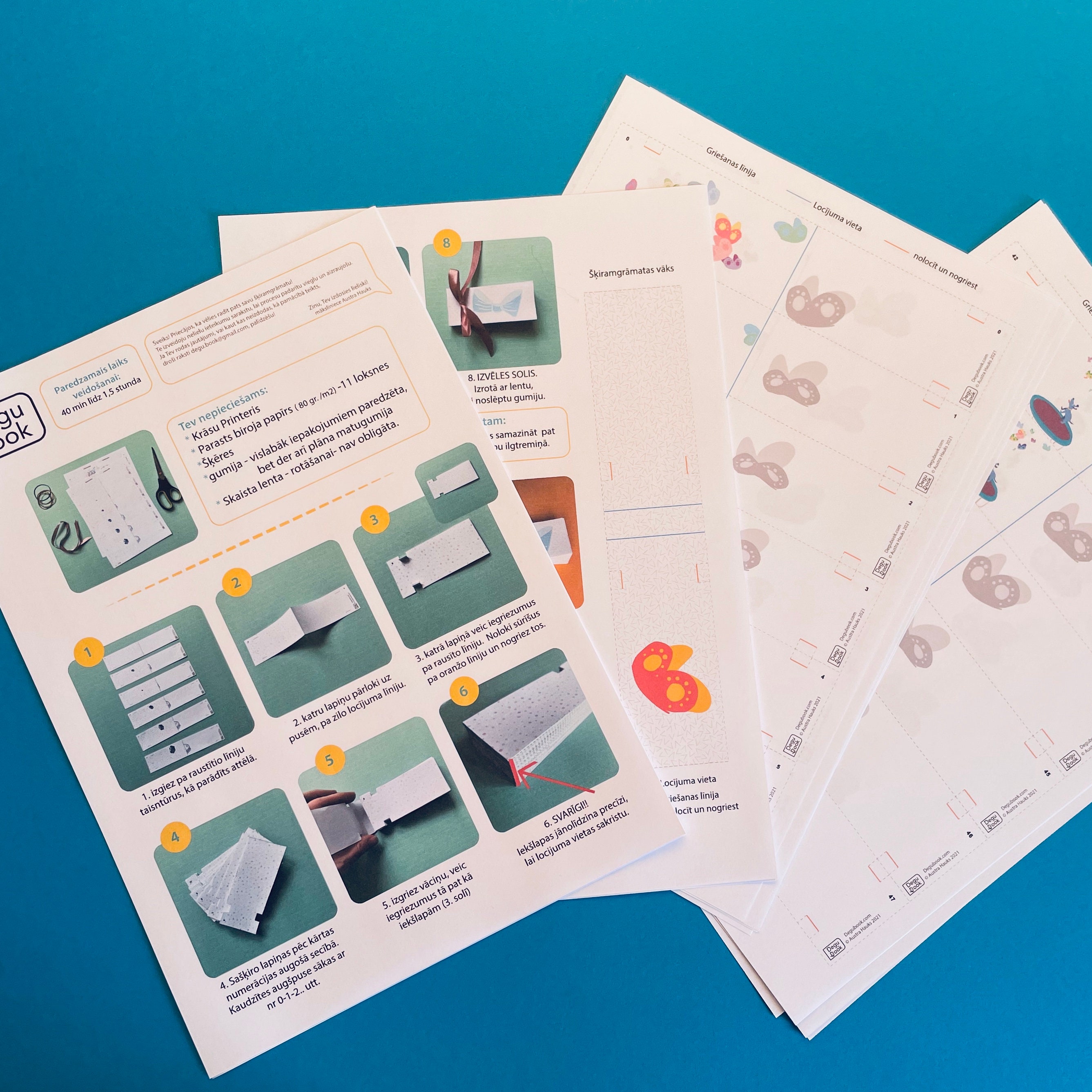 Printable Flipbook butterflies in My Stomach - Etsy