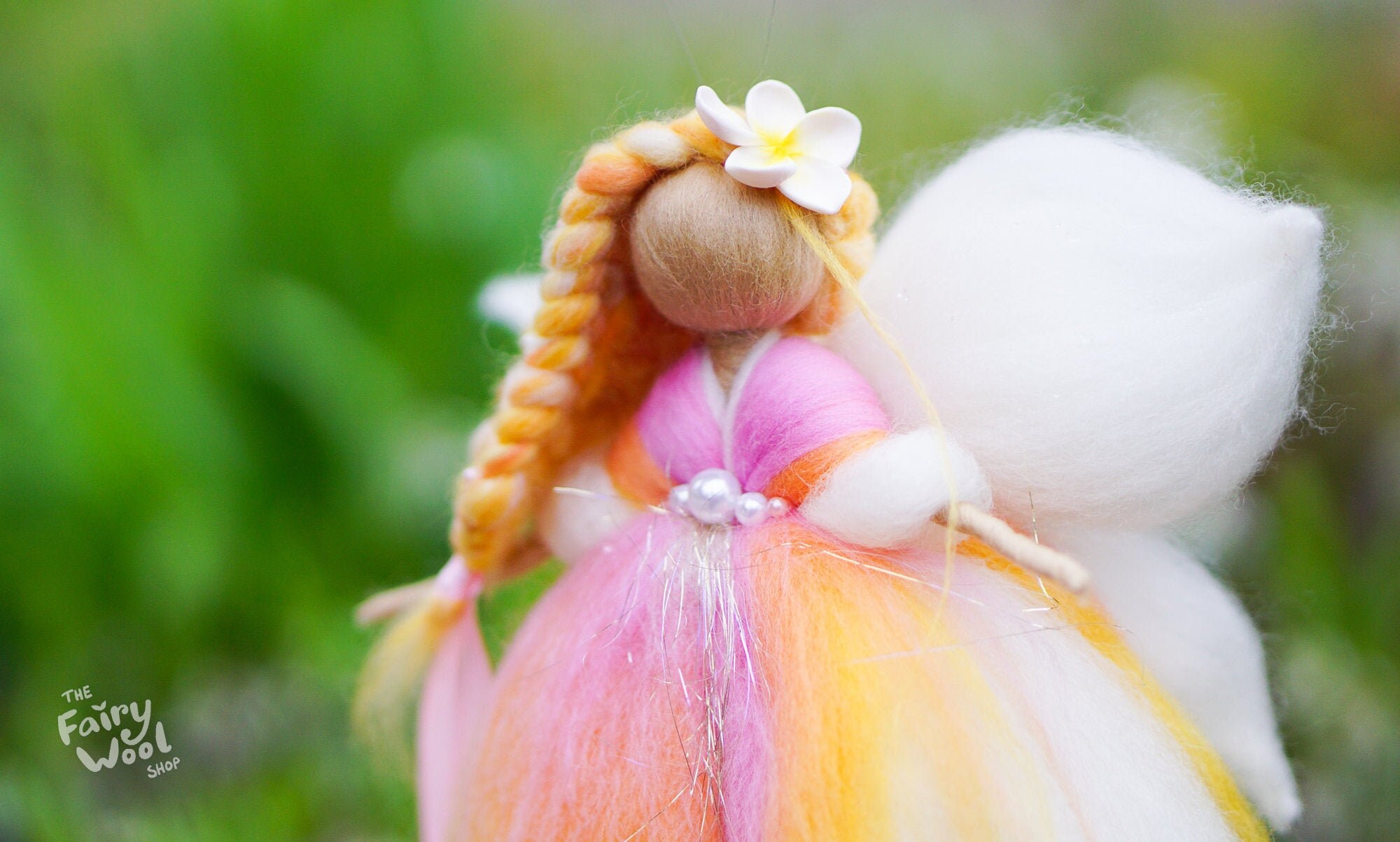 Sunrise Wool Fairy, Waldorf Inspired Needle Felted Sunlight Fairy ...