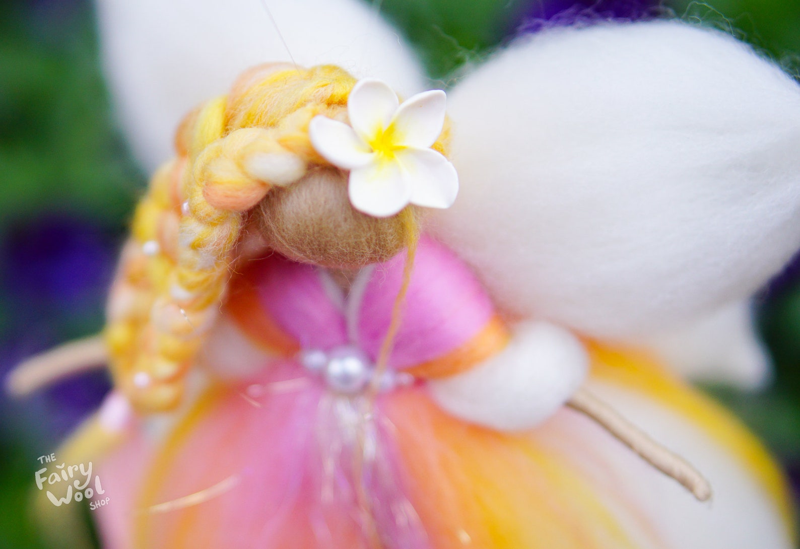 Sunrise Wool Fairy, Waldorf Inspired Needle Felted Sunlight Fairy ...