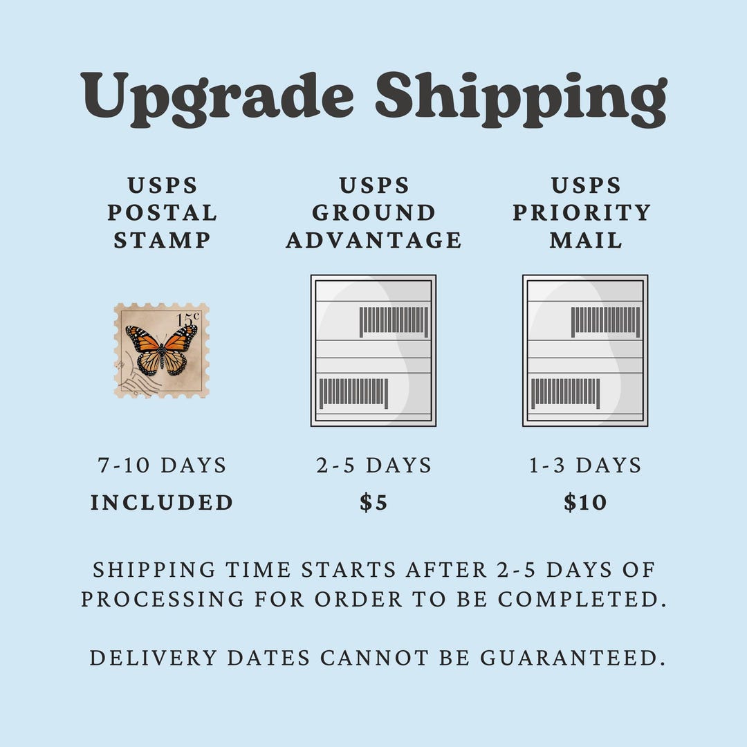 Shipping Upgrade: USPS Priority Mail With Tracking - Etsy