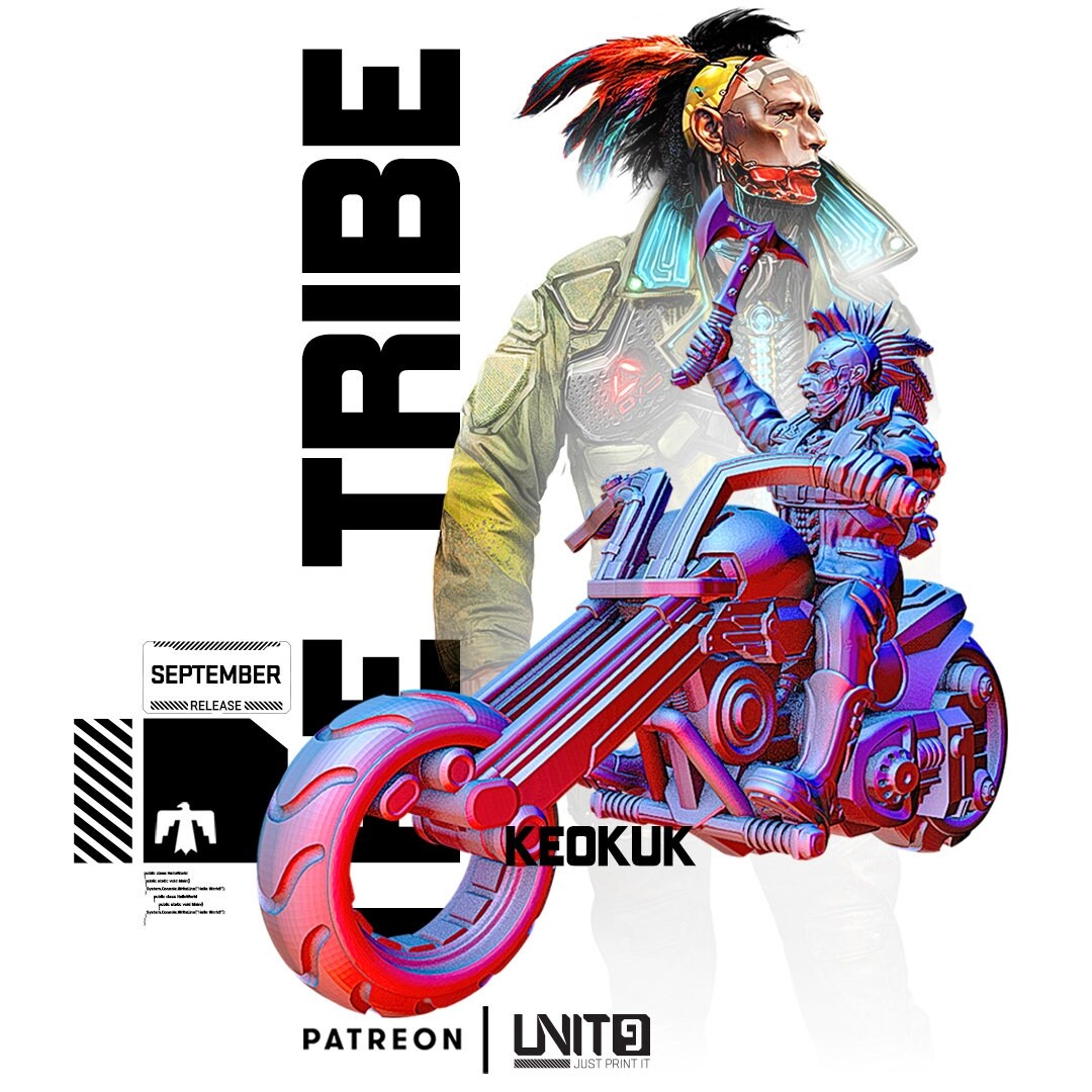 KEOKUK - the Tribe Motorcycle / September 2021 / Sci-fi Cyberpunk ...
