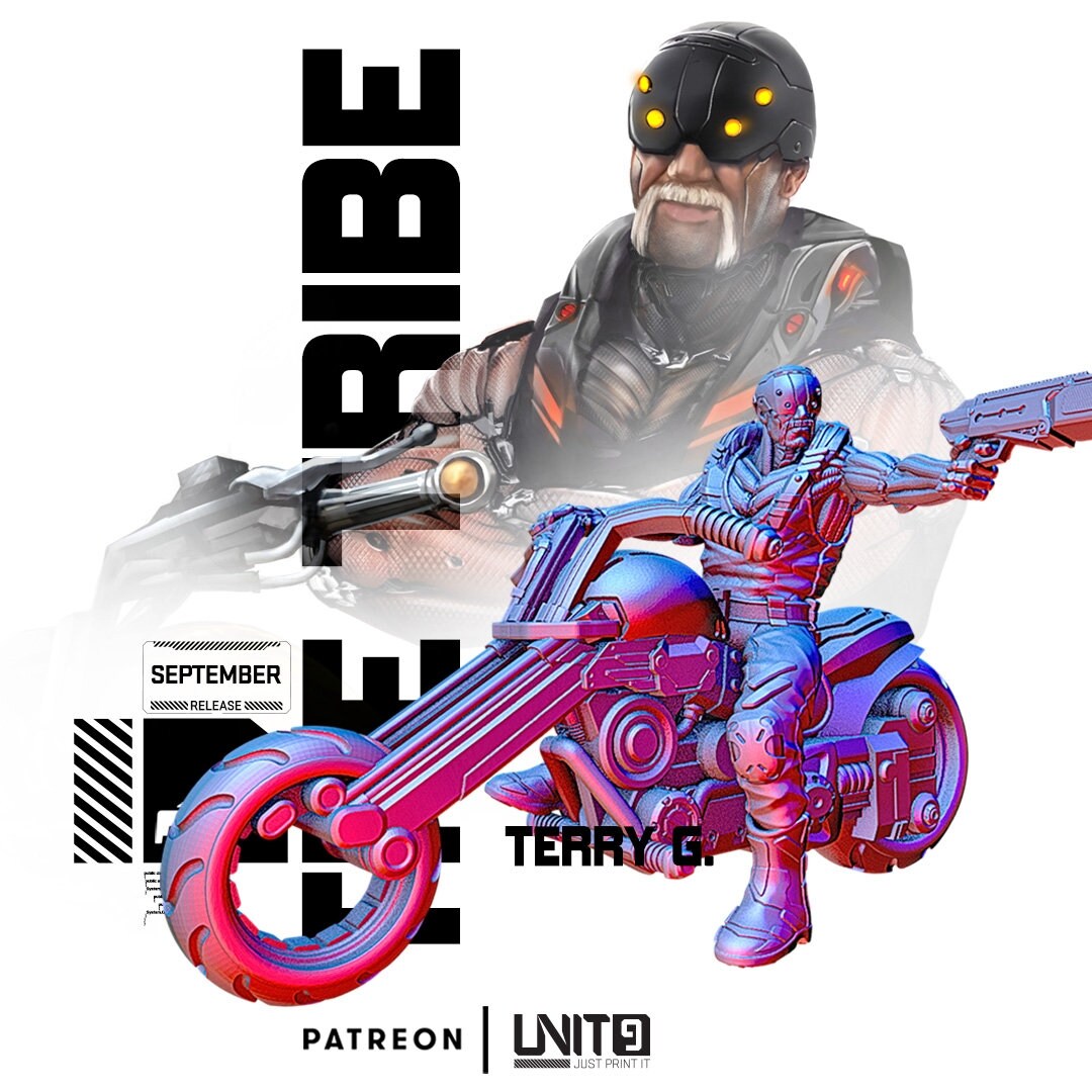 TERRY G. - the Tribe Motorcycle / September 2021 / Sci-fi Cyberpunk ...