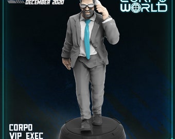 3D Printed Papsikels Sci-fi Goblin Heist Set Corpo World 28mm 32mm - Etsy