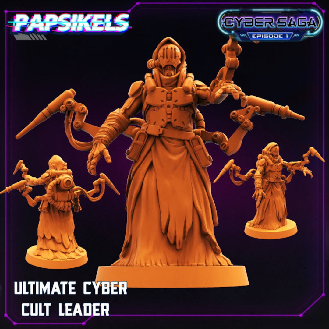 Ultimate Cyber Cult Leader / Sci-fi Cyberpunk / Papsikels - Etsy
