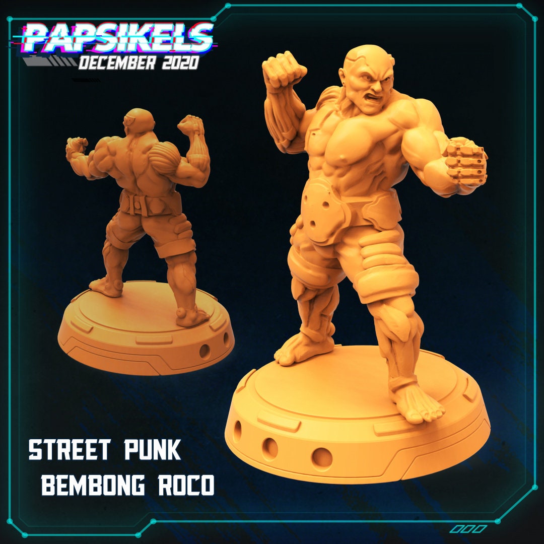 Street Punk Aya Bembong Roco / Sci-fi Cyberpunk / Papsikels - Etsy
