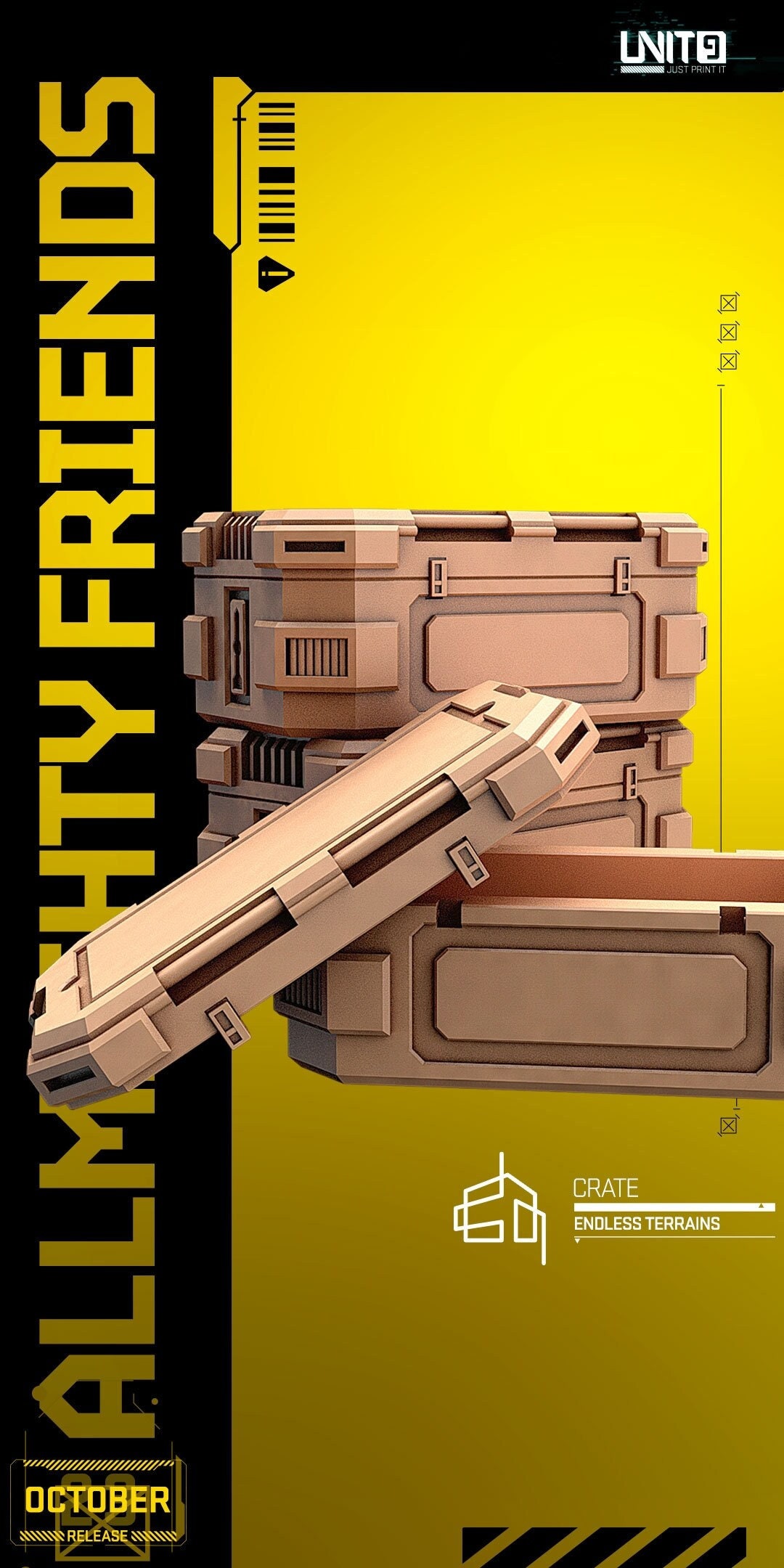OPENABLE CRATE - Endless Terrains / October 2023 / Sci-fi Cyberpunk ...