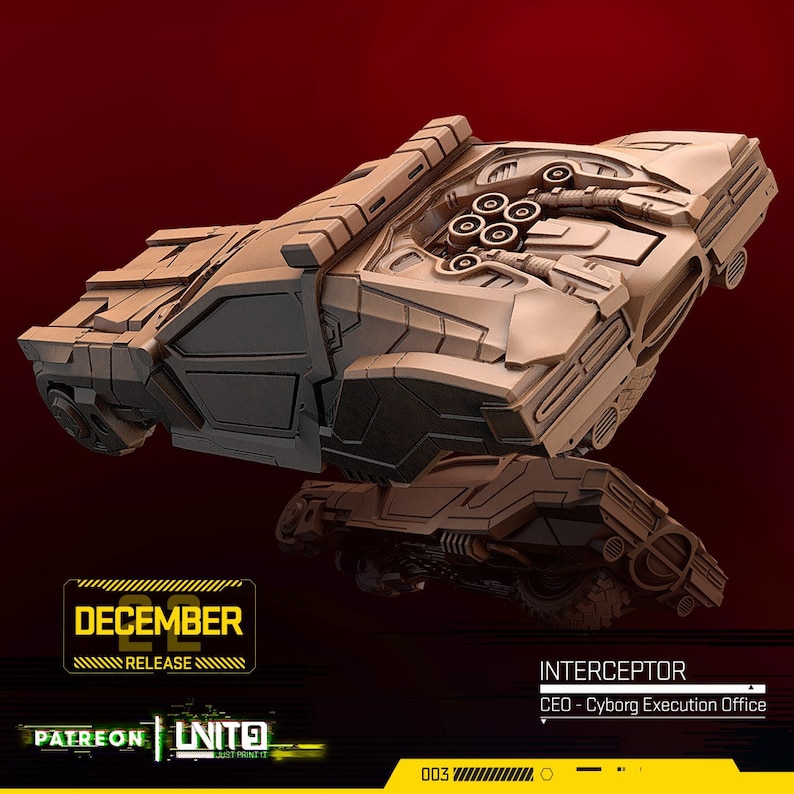 INTERCEPTOR - CEO Cyborg Execution Office / December 2022 / Sci-fi ...