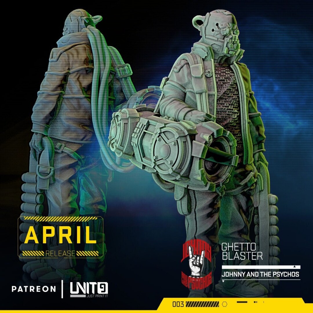 GHETTO BLASTER - Johnny and the Psychos / April 2021 / Sci-fi Cyberpunk ...