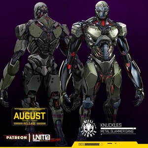 KNUCKLES - Metal Slammer Gang / 3 Styles / August 2022 / Sci-fi ...
