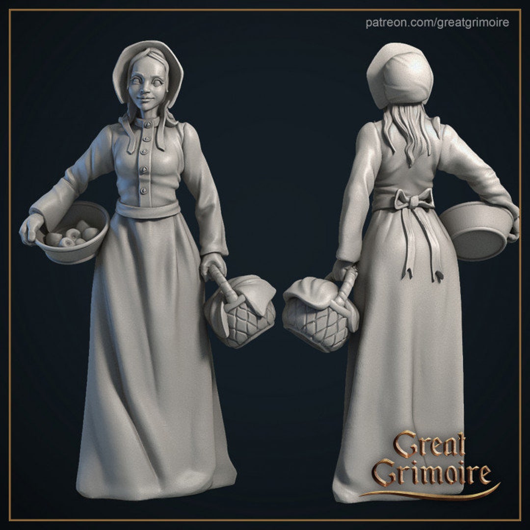 Villager 1 / Great Grimoire / Tabletop RPG Miniature - Etsy