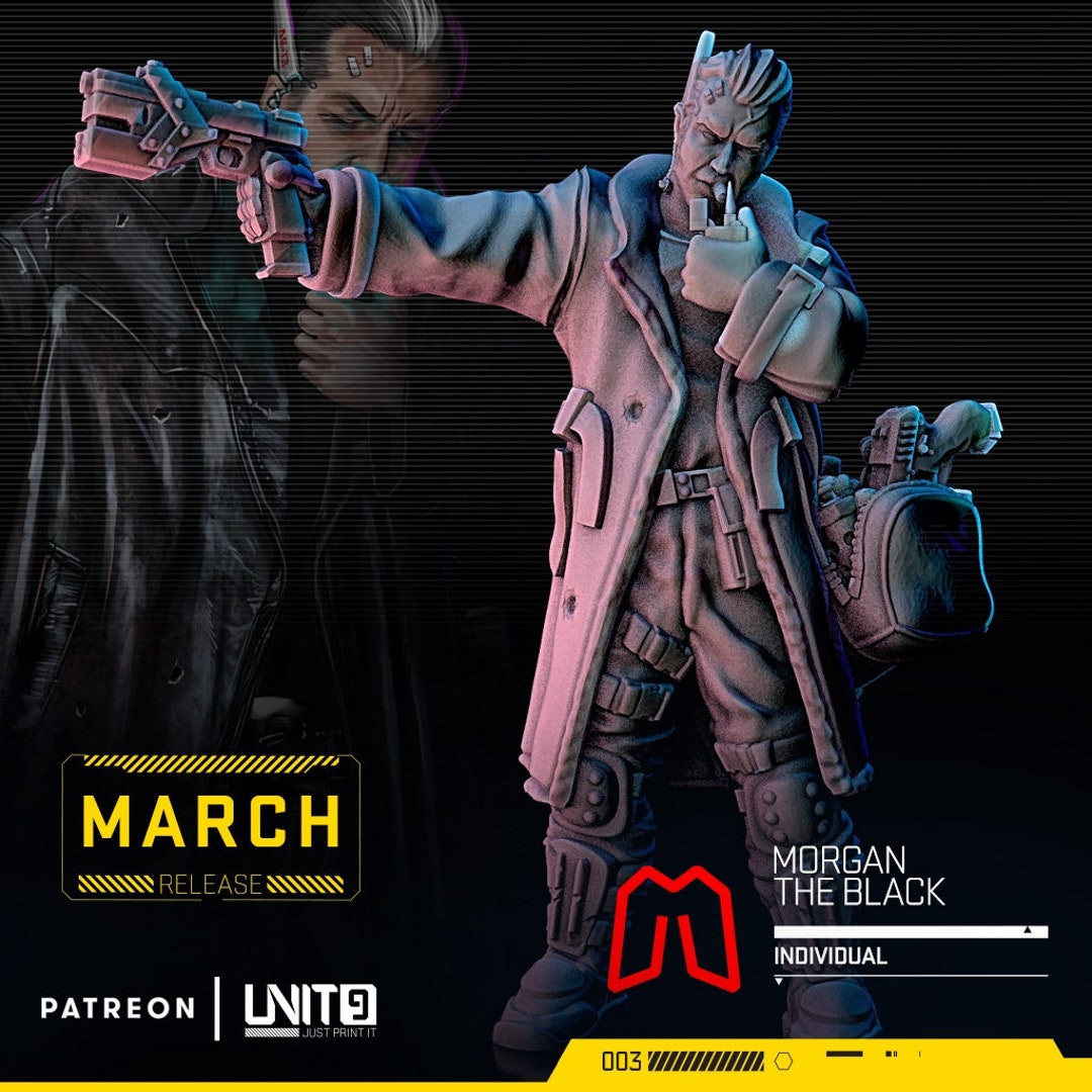 MORGAN THE BLACK - Individual / March 2021 / Sci-fi Cyberpunk / UNIT9 ...