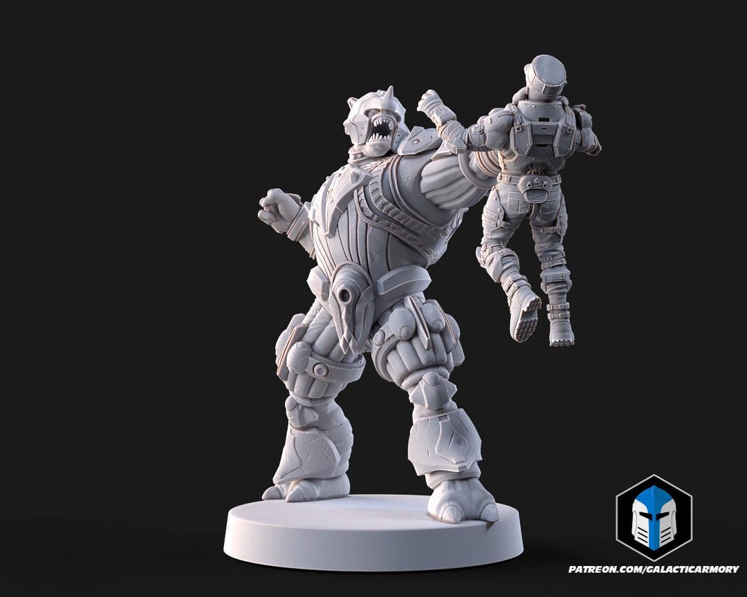 Brute Berserker / Jiralhanae / 6 Styles / Covenant - Etsy