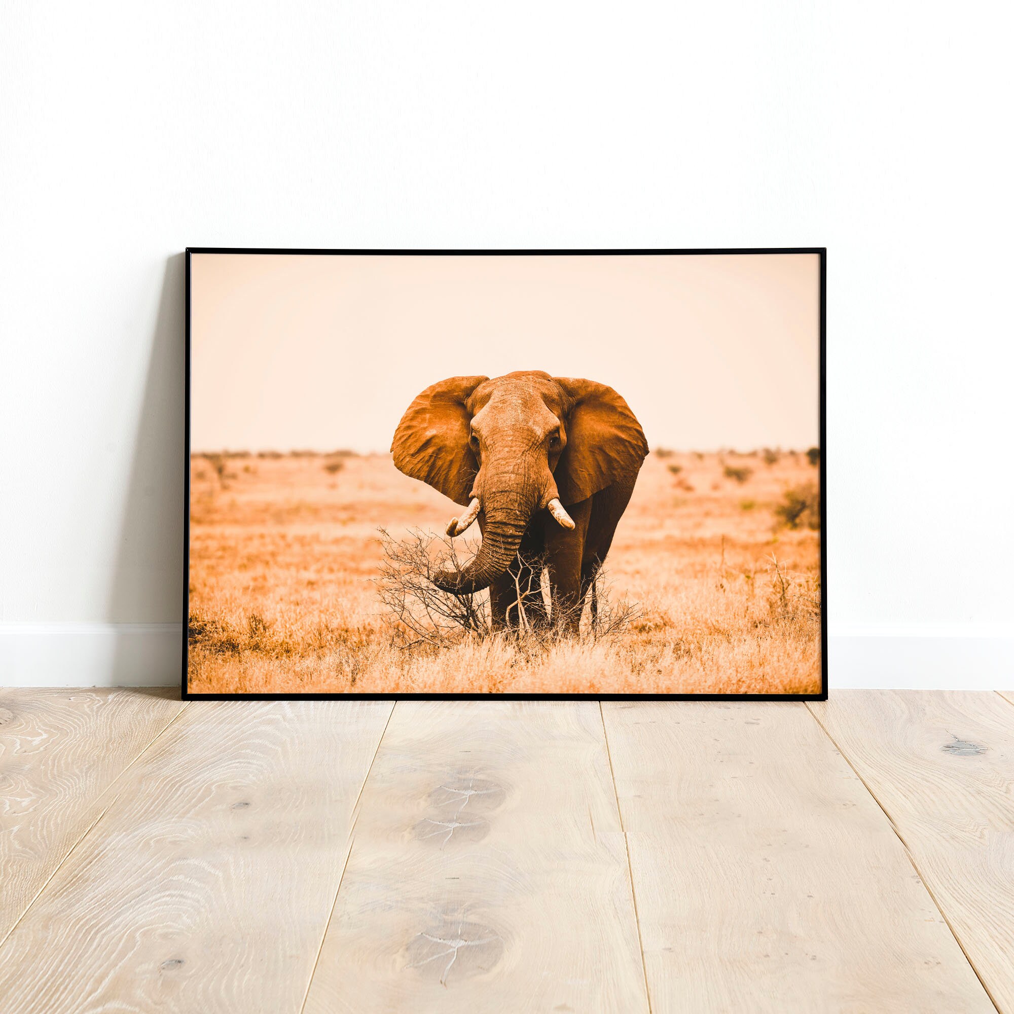 Elephant Wall Art Elephant Canvas Elephant Wall Decor Elephant Art ...