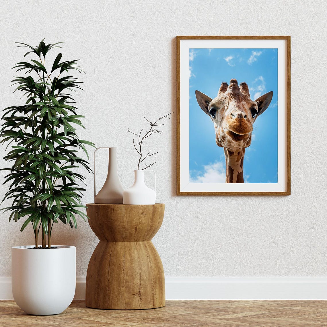 Giraffe Wall Art Print, Giraffe Wall Decor, Animal Wall Art, Nursery ...