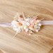 Rustic Dusty Blue Dried Flower Bouquet, Dried Flower Posy, Wedding ...