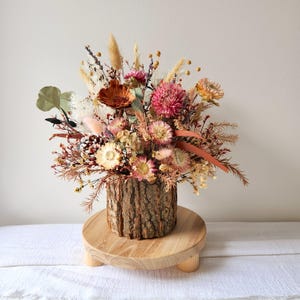 Rustic Flower Tree Vase Arrangement, Daisy Flowers, Centrepiece, Home ...