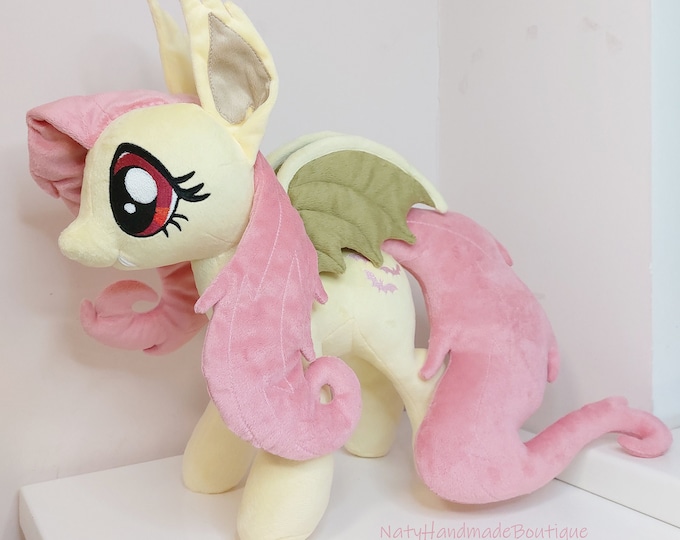 17" Flutterbat Plush Handmade Plushie Pony - Etsy