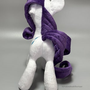 17" Rarity Plush Handmade Plushie Pony - Etsy
