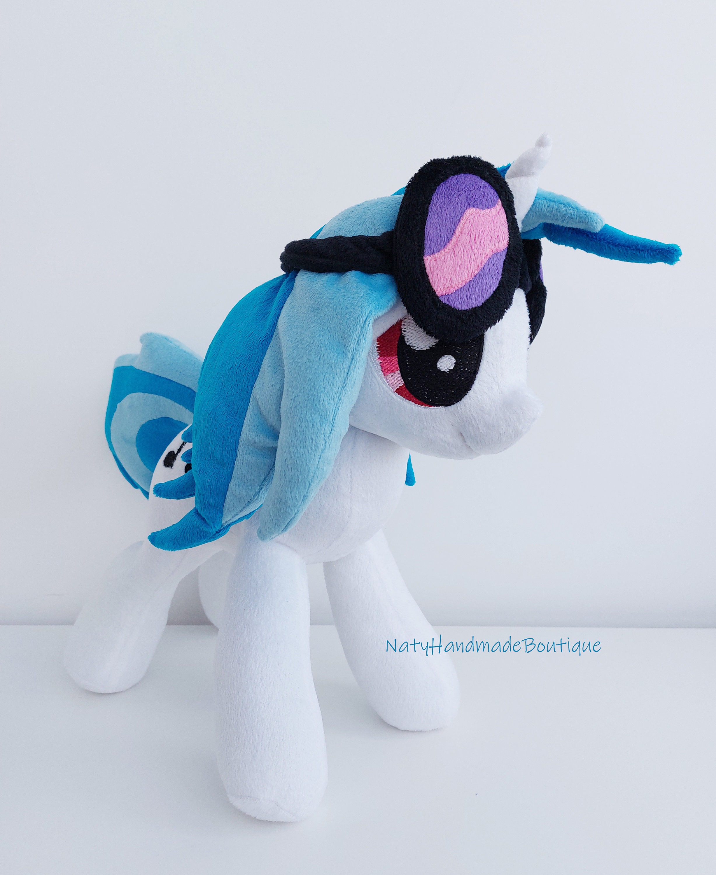 17 Plushie Pony Plush Vinyl Scratch Handmade - Etsy Australia