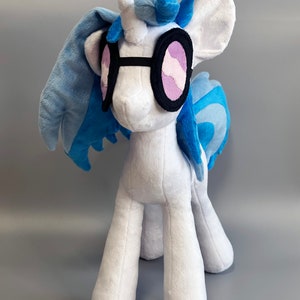 17" Plushie Pony Plush Vinyl Scratch Handmade - Etsy
