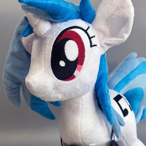 17" Plushie Pony Plush Vinyl Scratch Handmade - Etsy