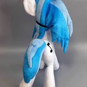 17" Plushie Pony Plush Vinyl Scratch Handmade - Etsy