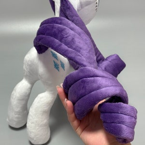 17" Rarity Plush Handmade Plushie Pony - Etsy