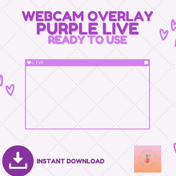 Purple Webcam Border - Etsy