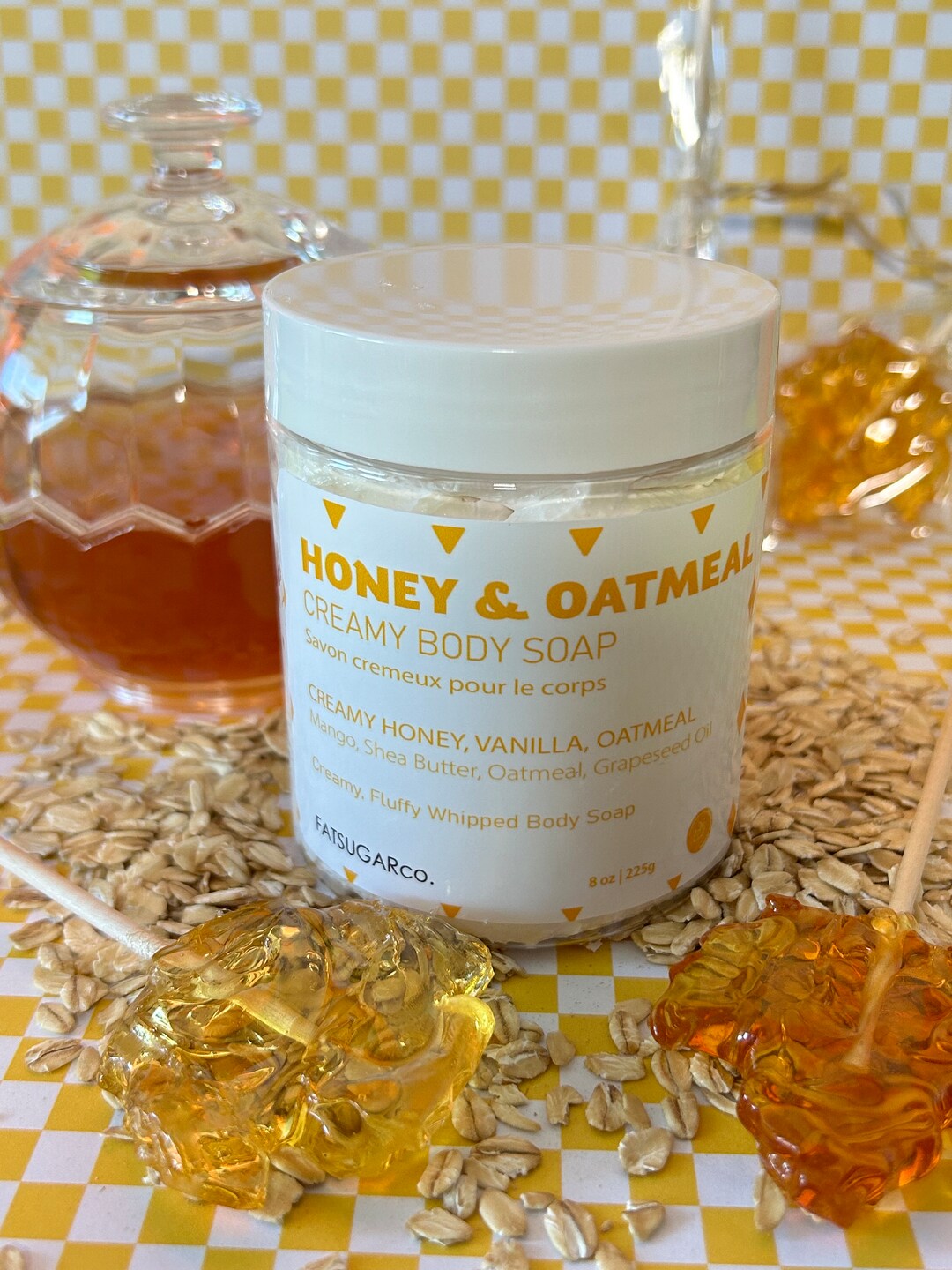 Whipped Scrub Foaming Body Soap With Avocado Oil Honey & - Etsy