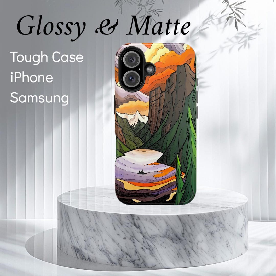 Mountain Sunset Phone Cases | Tough Cases for Adventurers, Nature ...