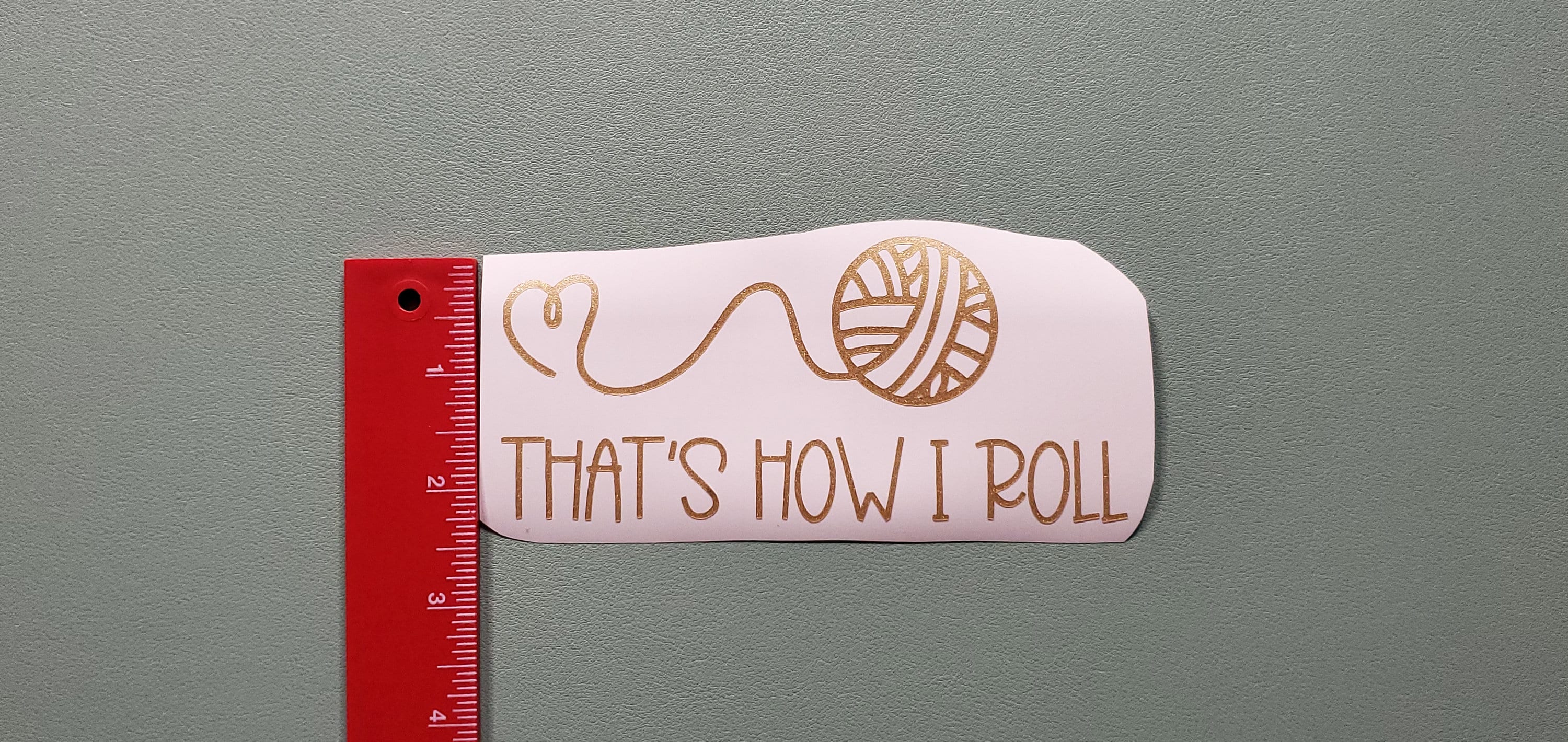 That's How I Roll Vinyl Decal, Pick Color, Cricut Vinyl, Laptop, Window ...