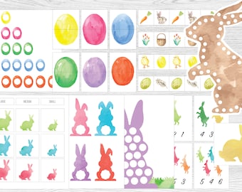 Spring Bundle-activities/worksheets-7 Pages - Etsy