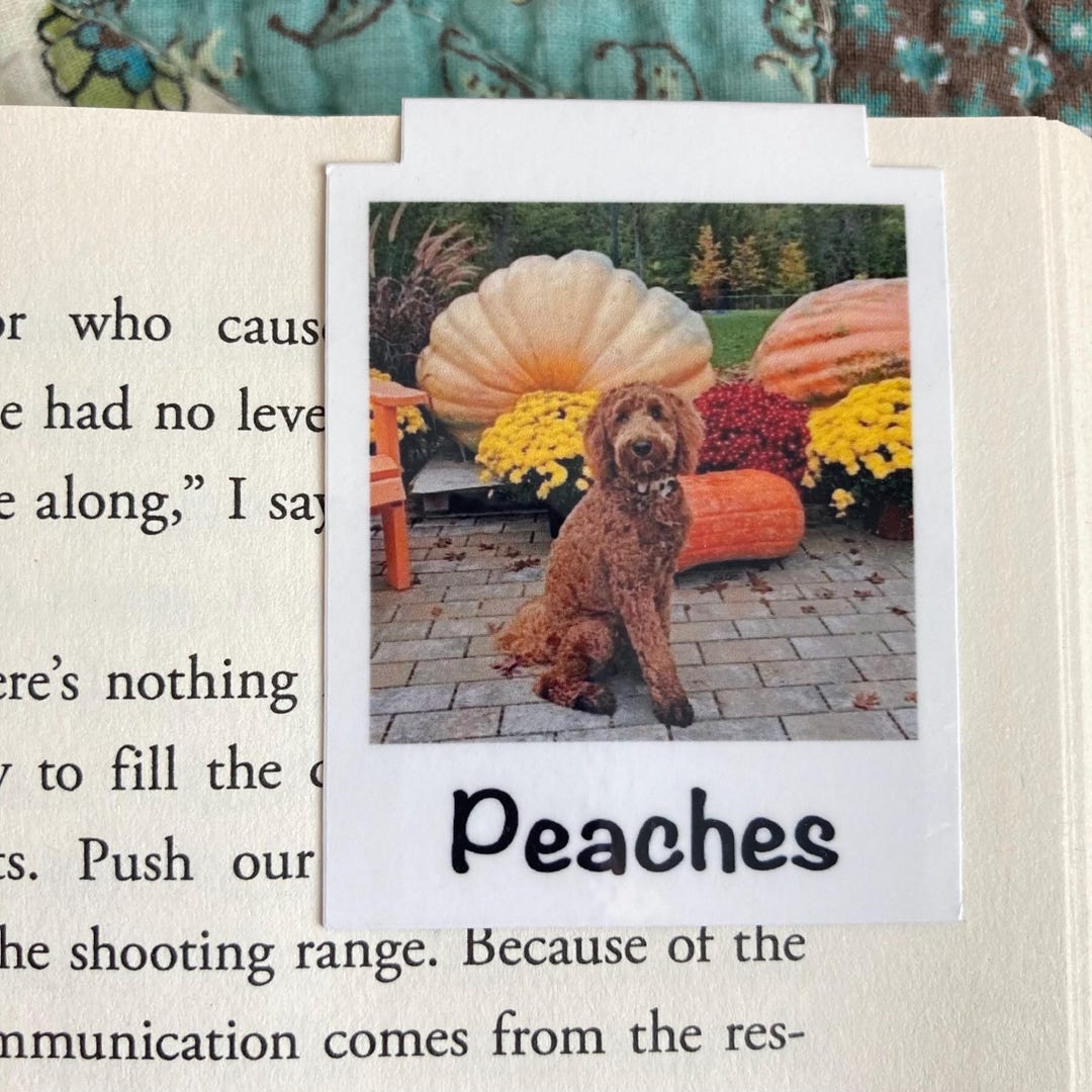 Personalized Bookmark, Custom Photo Bookmark, Personalized Bookish Gift ...