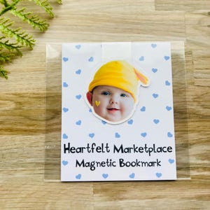Custom Photo Bookmark, Personalized Face Bookmark, Father's Day Gift ...