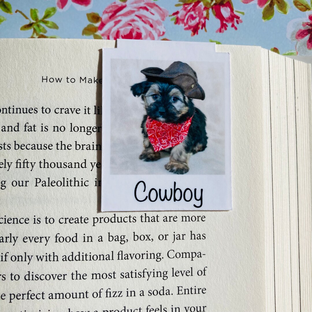 Personalized Magnetic Bookmark, Polaroid Style Bookmark, Custom ...