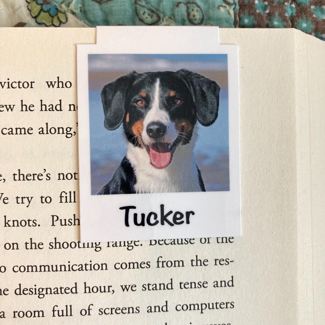 Polaroid Style Bookmark, Custom Photo Bookmark, Pet Magnetic Bookmark ...