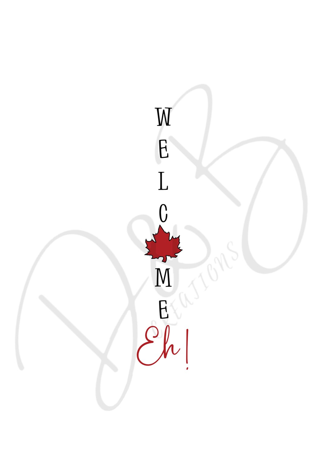 Canadian Welcome Sign Svg - Etsy