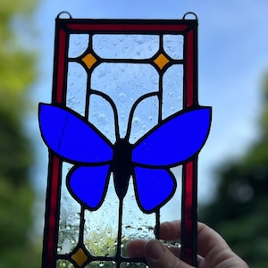 Stained Glass Butterfly Pattern/template for Instant Digital Download ...