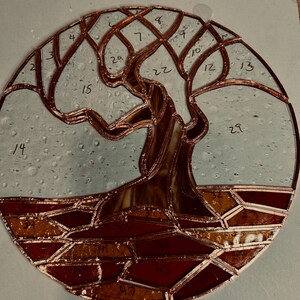 Stained Glass Fall Tree Pattern/template for Instant Digital Download ...